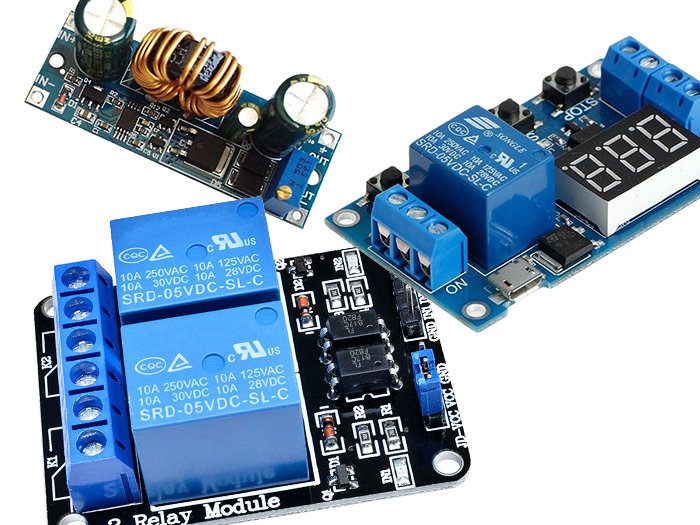 Electronica Relay Modules, Timer Boards & Voltage Regulators - Arcade ...